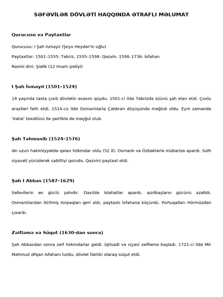 Sefeviler_haqqinda_etragli_melumat | PDF