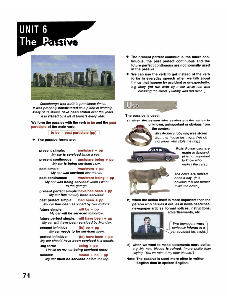 Gra3 Unit6 Passive | PDF