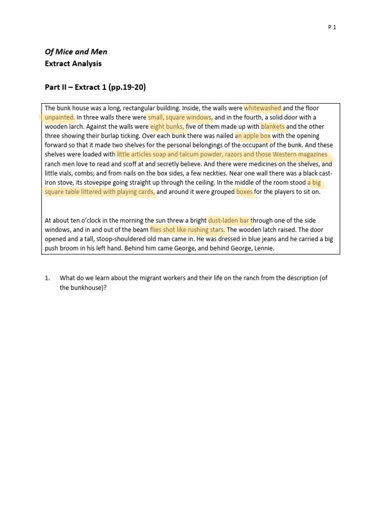 OMAM - Part II Extract 1 (SV) | PDF