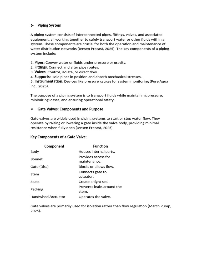 RW Tank To Elevated CW Tank STORAGE | PDF | Valve | Filtration