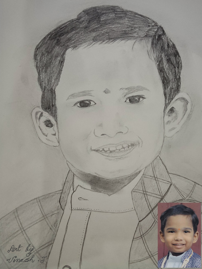 Jangam Vishvan Drawing by VINESH J | PDF