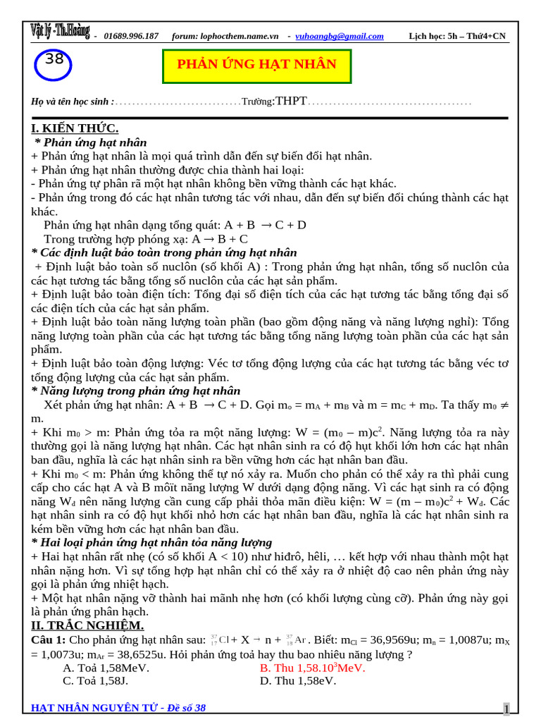 De So 38.PH N NG H T NHÂN | PDF