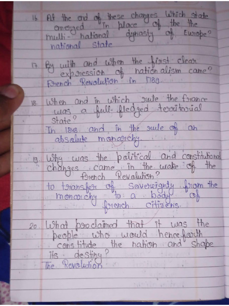 4rt Page of History Class 10 | PDF