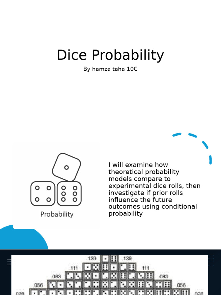 Dice Probability: Theory vs. Experiment | PDF