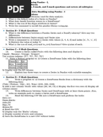 Chapter 2 Data Handling Using Pandas - I | PDF | Computer Science | Computer Data
