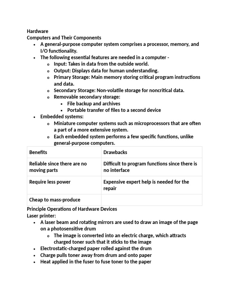 Computing Year 10 Assessment Note | PDF | Random Access Memory | Read Only Memory