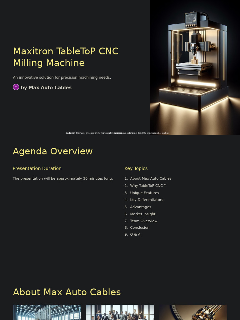 Maxitron TableToP CNC Milling Machine | PDF | Finite Element Method | Numerical Control
