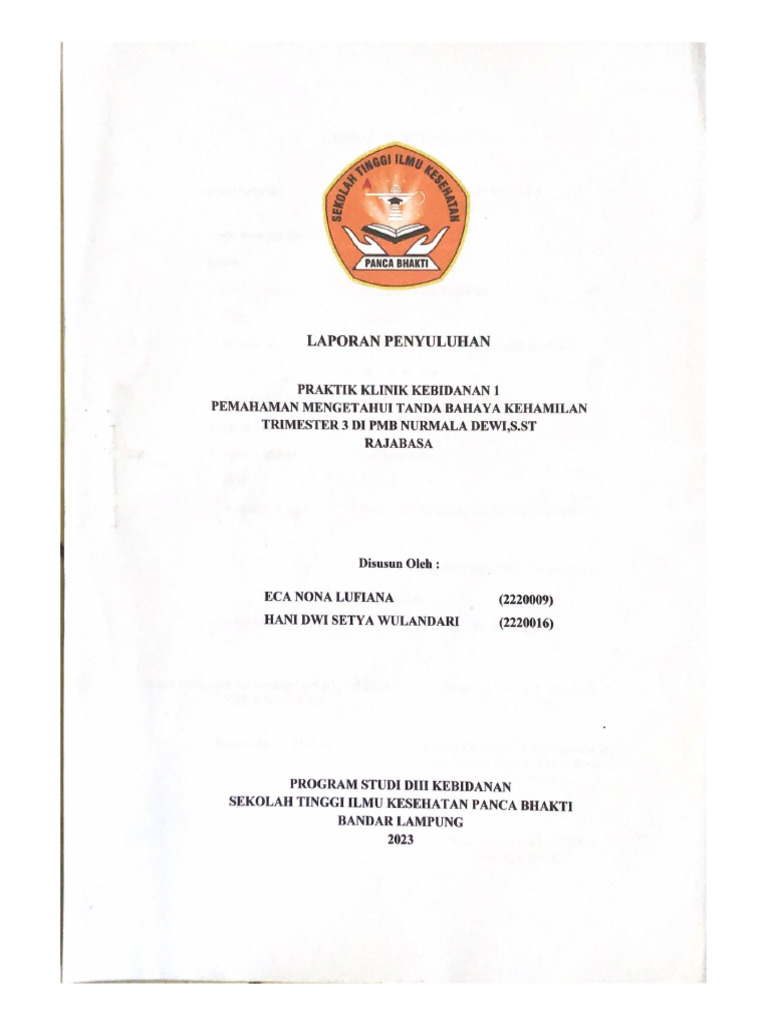 Laporan Penyuluhan PMB Nurmala Dewi, S.ST | PDF