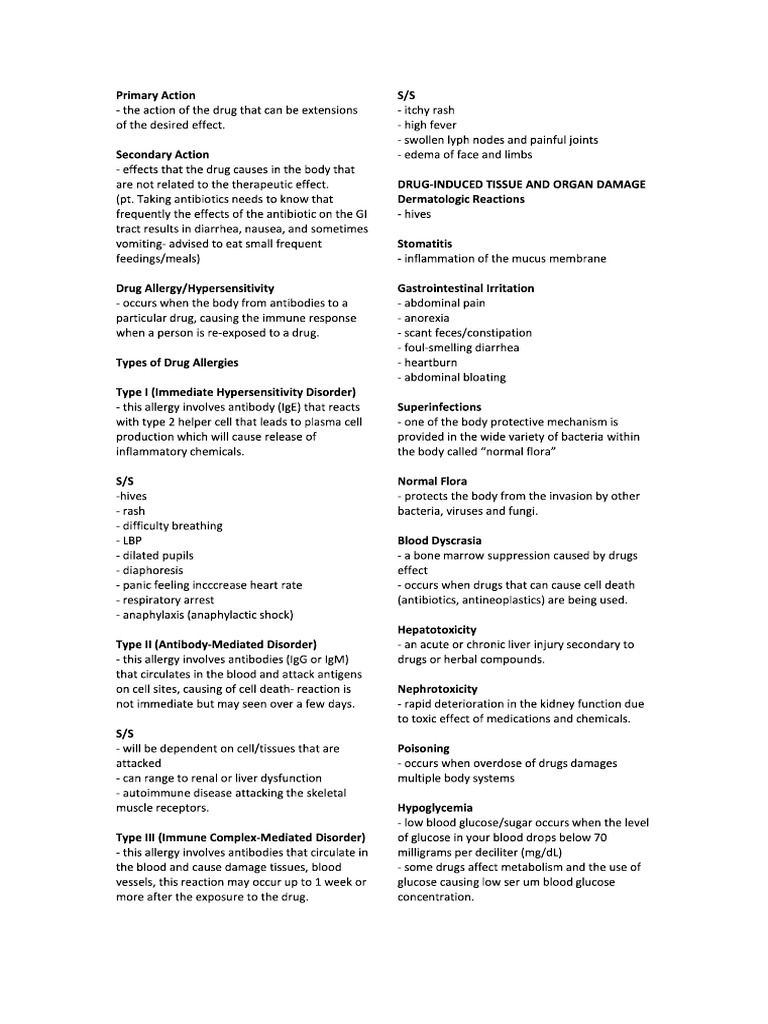 Pharmacol Prelim | PDF