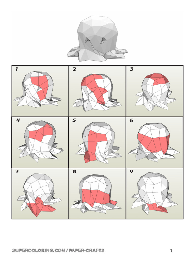 Cute Octo Paper Crafts | PDF