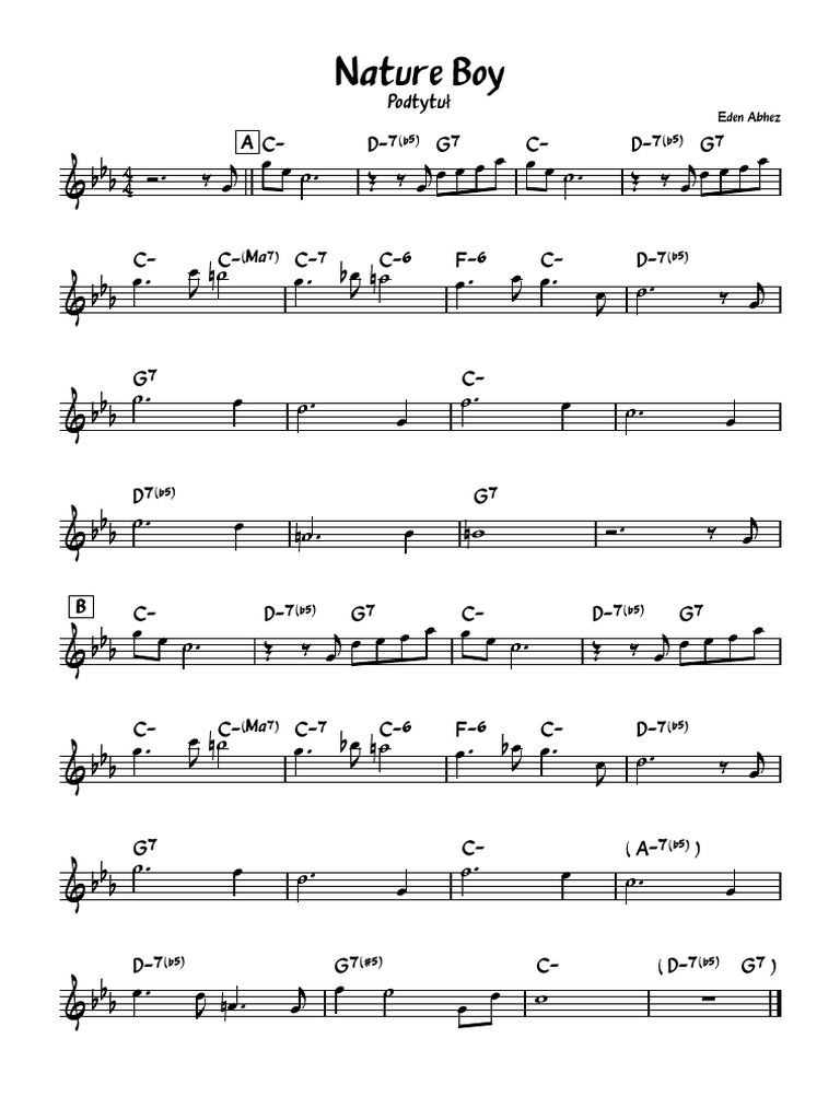 Nature Boy | PDF