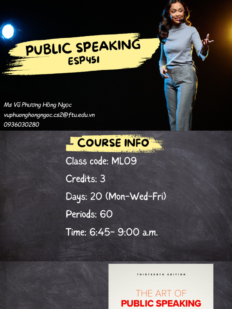 ESP5 - Public Speaking - ML09 - Intro | PDF | Qualifications ...