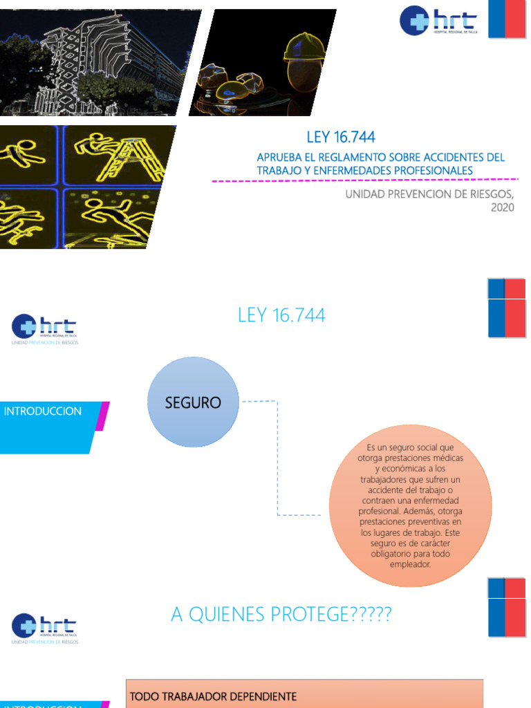 Ley 16.744 | PDF | Seguridad y salud ocupacional | Pensión