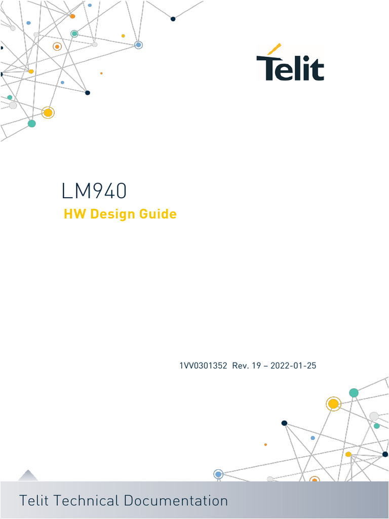 Telit Lm940 Hardware Design Guide r19 | PDF | Computer Engineering ...