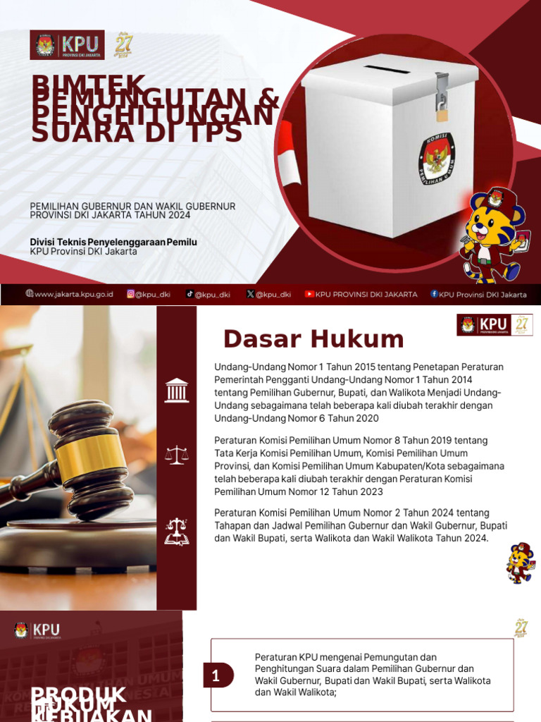 Panduan KPPS PIlkada 2024 New - Compressed | PDF