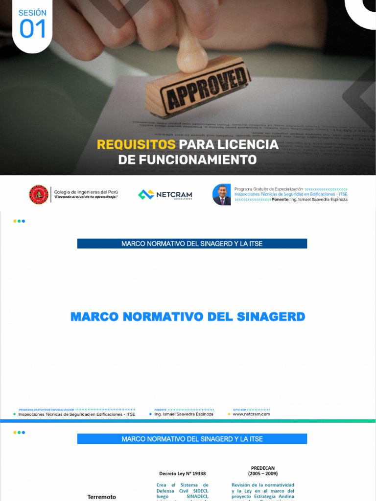 Sesión 01 - Inspecciones Técnicas de Seguridad en Edificaciones - Itse | PDF | Riesgo | Valores