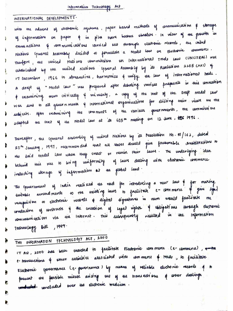 IT Handwritten | PDF