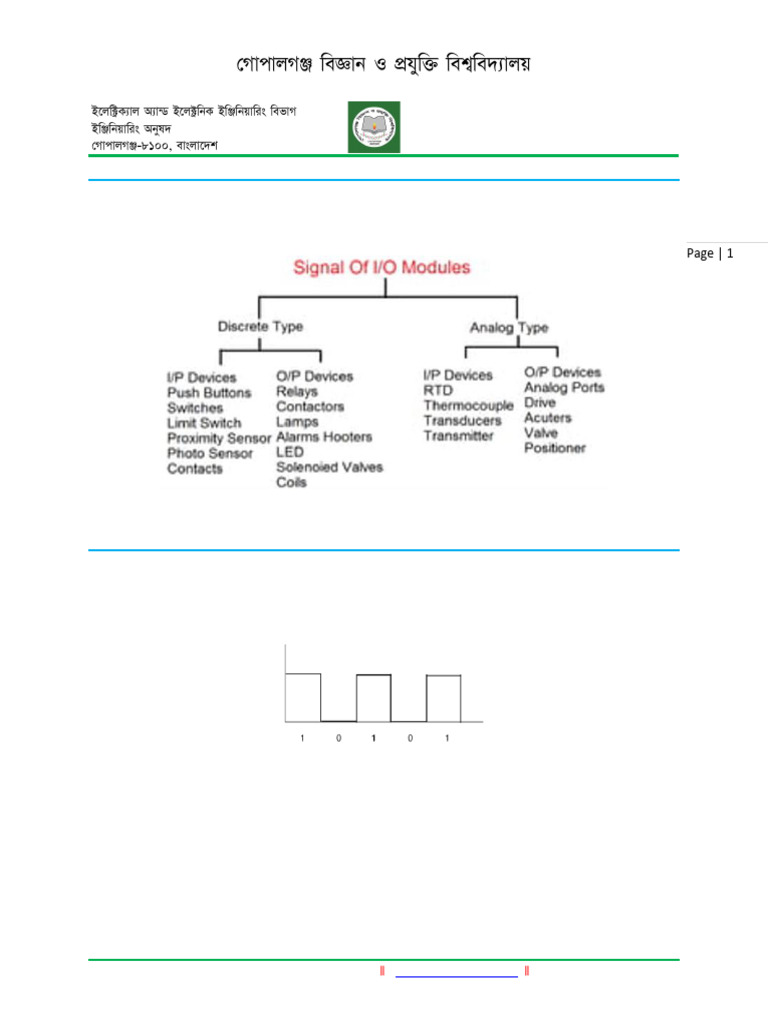 Lecture 3 PLC Discrete IO | PDF | Programmable Logic Controller | Input ...