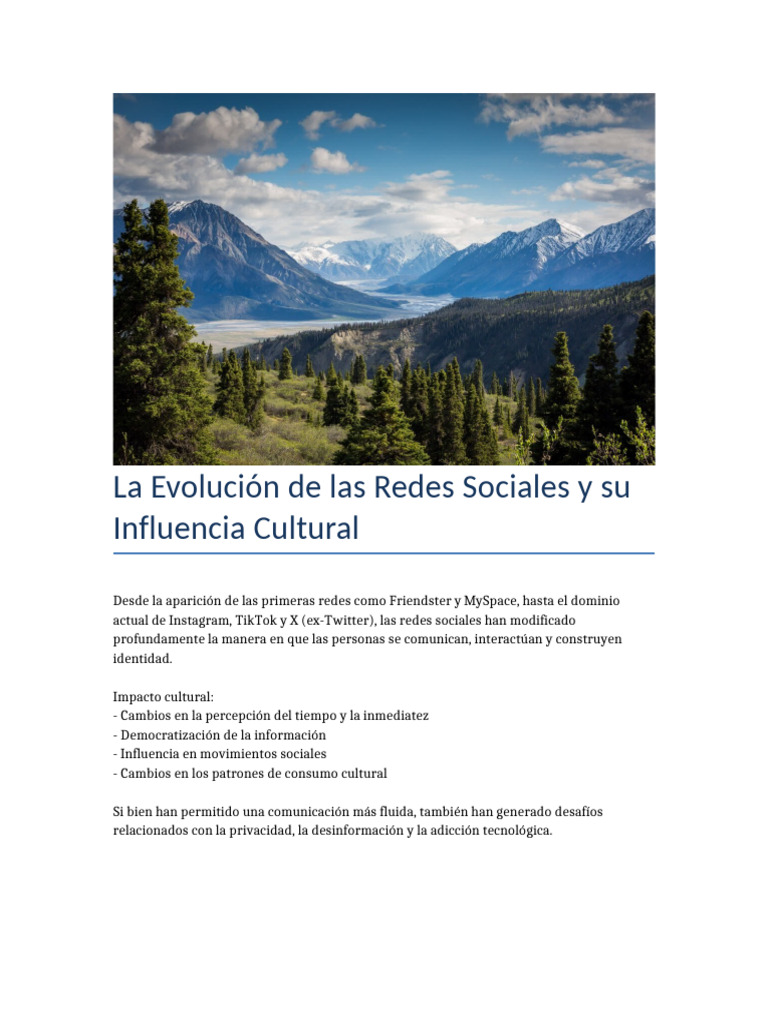 Ensayo Redes Sociales | PDF