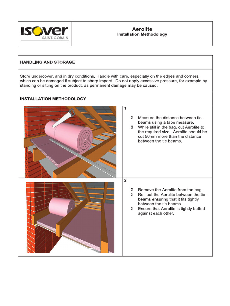 Aerolite Installation Methodology | PDF