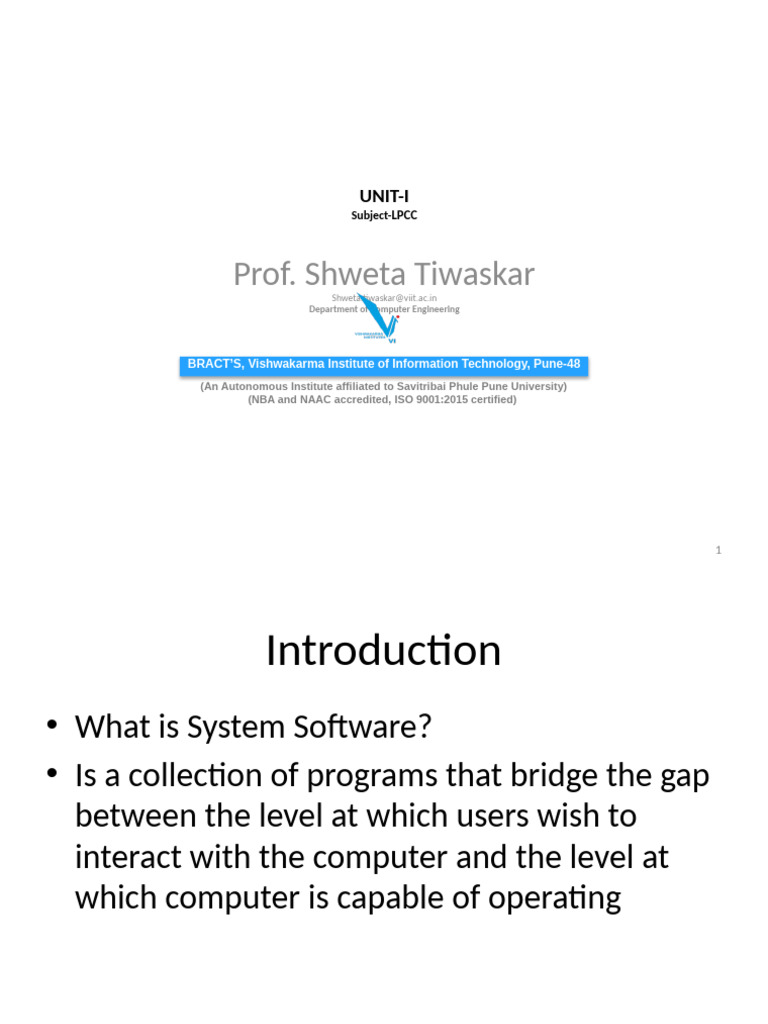 UNIT-I SPOS (Autosaved) | PDF | Assembly Language | Programming