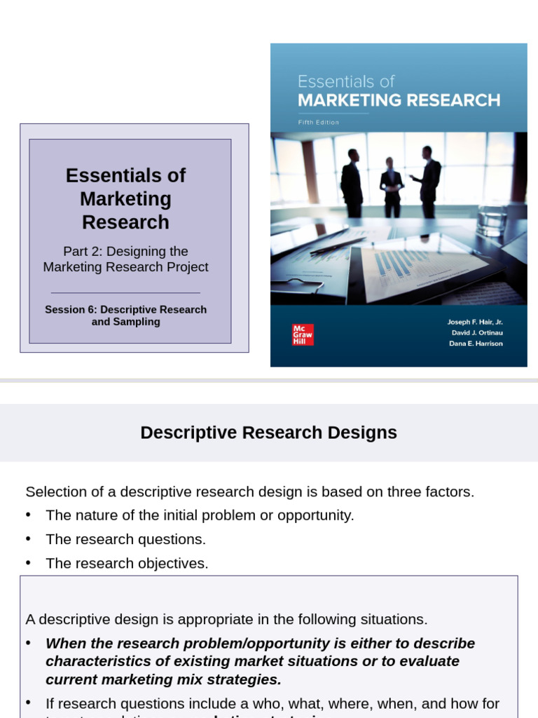 Session 6 - MR-student | PDF | Survey Methodology | Sampling (Statistics)
