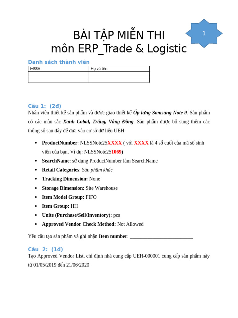 Final Exercises | PDF