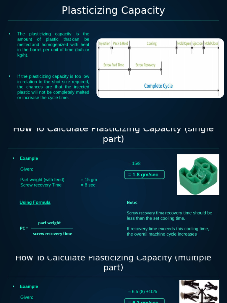 Plasticizing Capacity. | PDF | Mechanical Engineering | Industrial ...