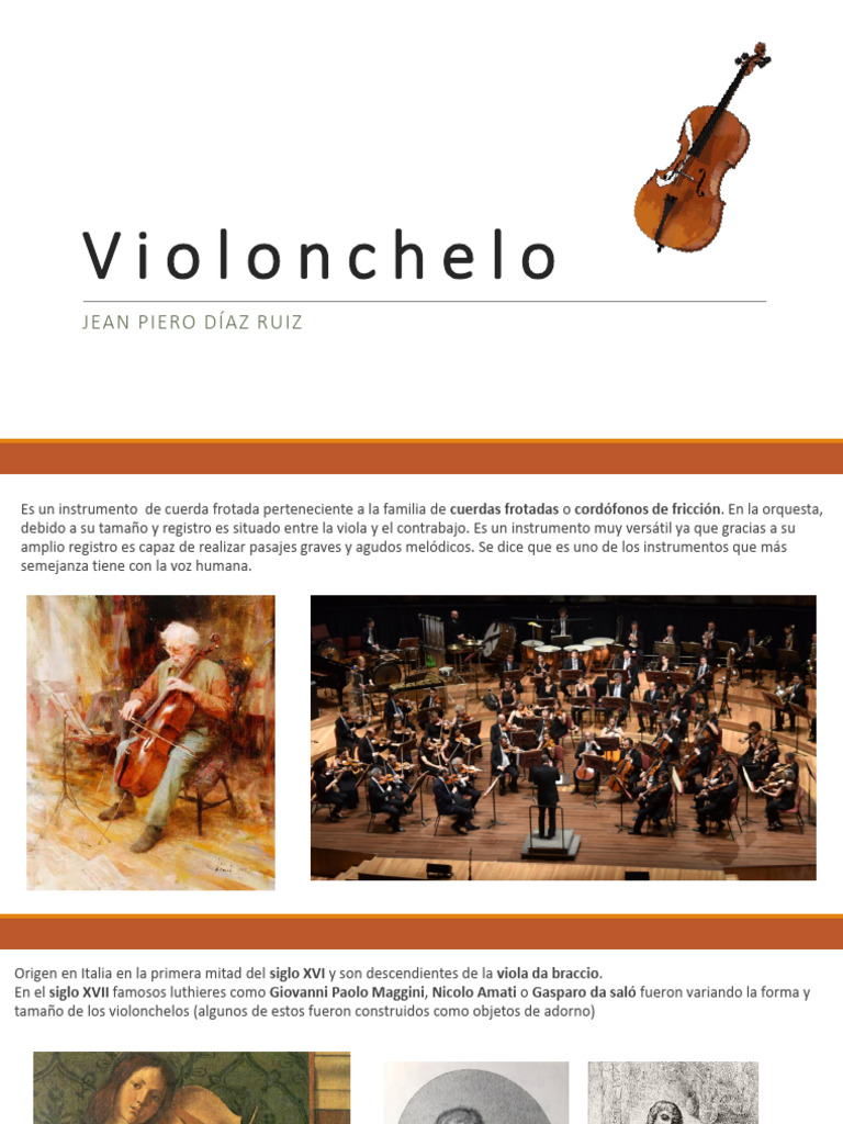 El Violonchelo Expo | PDF | Violonchelo | Periodo Clásico (Música)