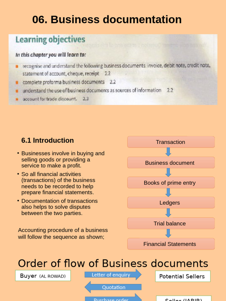06 +Business+Documents | PDF | Debits And Credits | Invoice