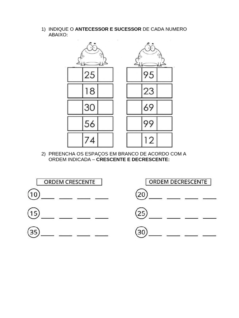 atividade antecessor sucessor | PDF