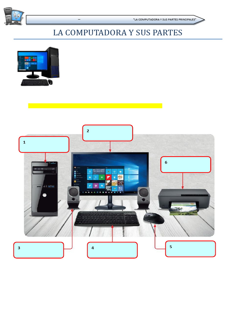 La_computadora_y_sus_partes | PDF | Hardware de la computadora | Periférico