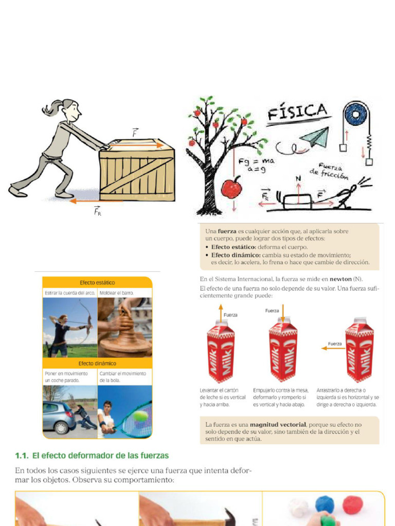 Fuerzas | PDF | Fuerza | Las leyes del movimiento de Newton