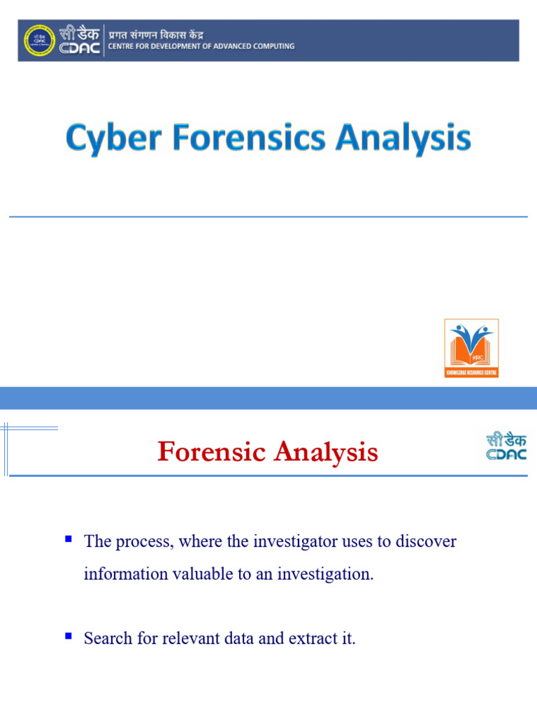 7 Cyber Forensics Analysis | PDF | Computer File | Computer Forensics