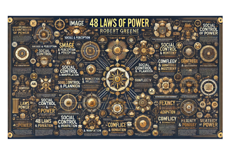 Mind Map 48 Laws of Power | PDF