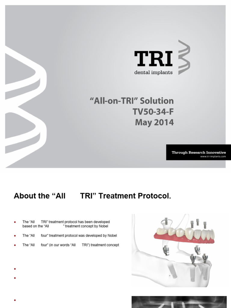 All-On-tri Solution en | PDF | Dental Implant | Surgery