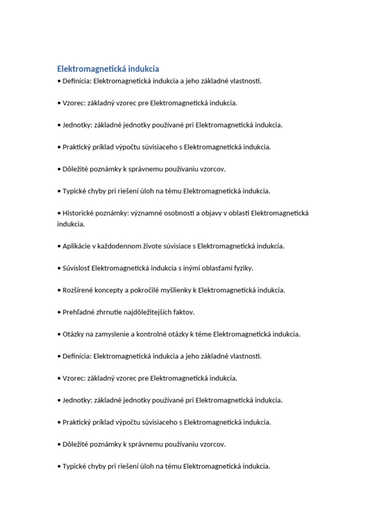 Fyzika Poznamky 12 | PDF