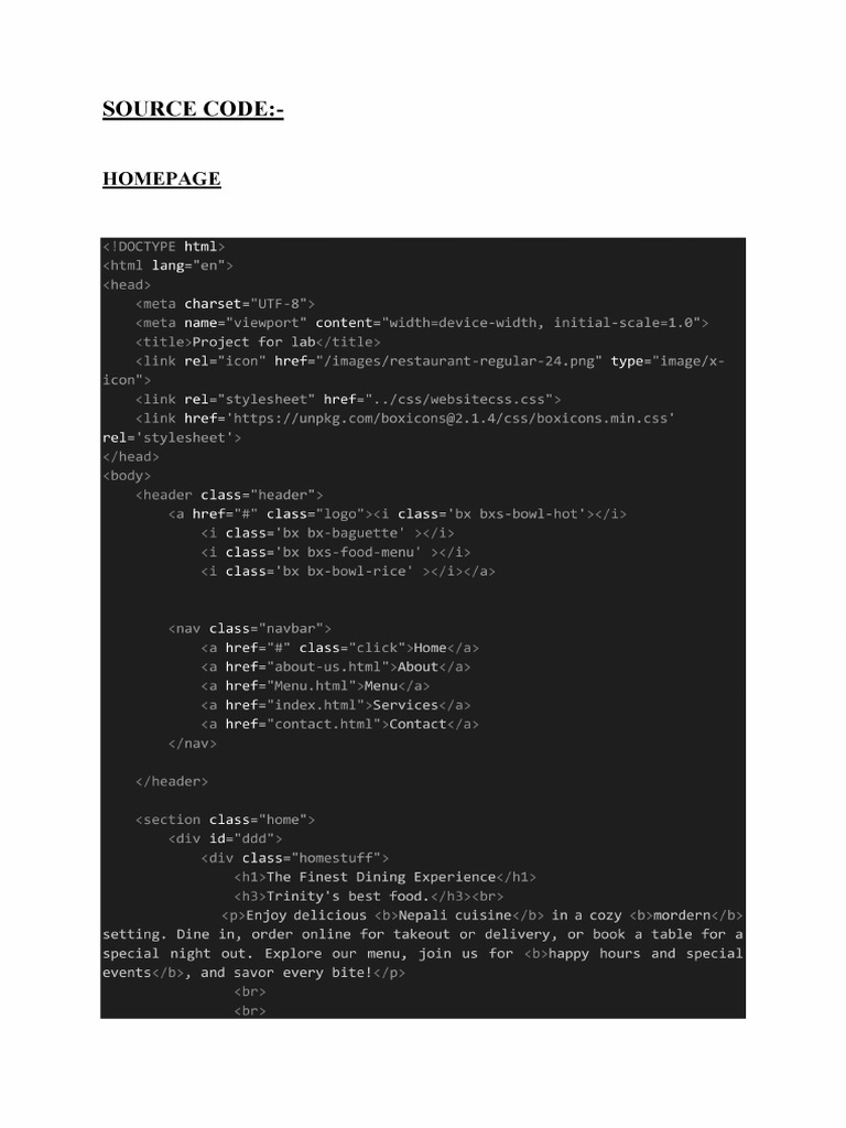 Source Code. Print Black and White | PDF