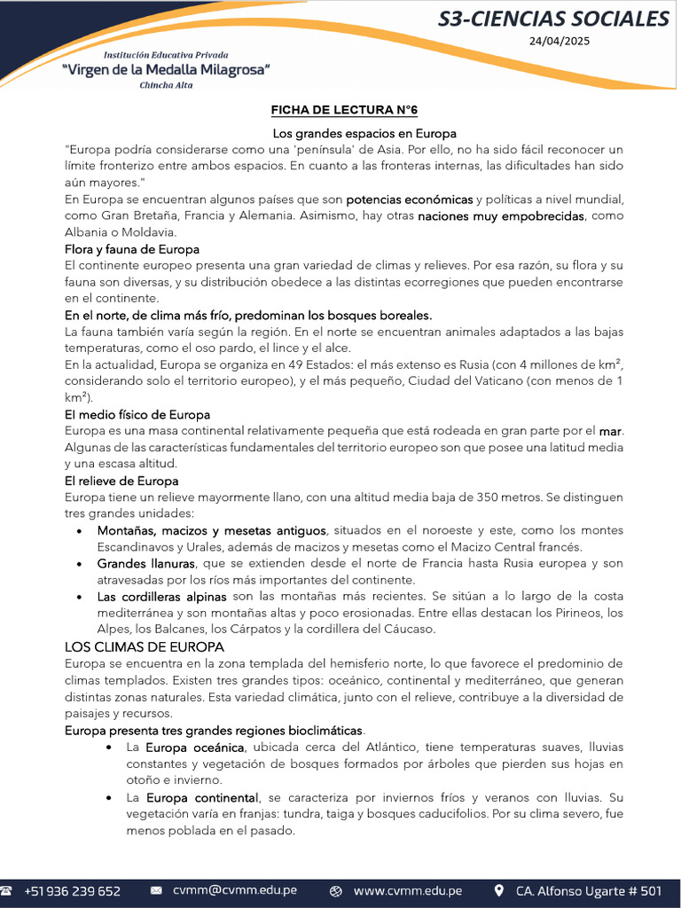 1745110974_CCSS_S3A | PDF | Europa | Clima