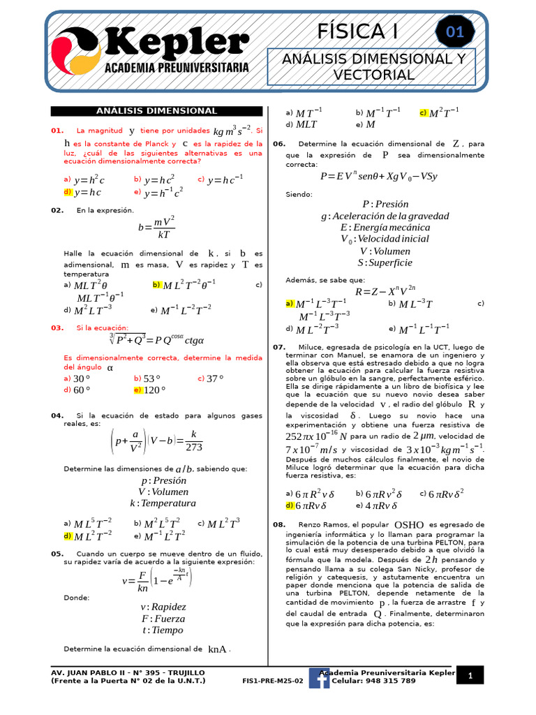 FIS1-PRE-M25-02 (P - 1er Compendio) NL - IC | PDF | Vector Euclidiano | Velocidad