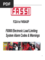 Fassi Error Codes | PDF | Electrical Engineering | Computer Engineering