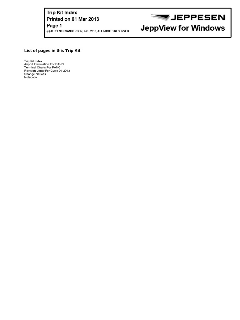 Panc | PDF | Runway | Air Traffic Control