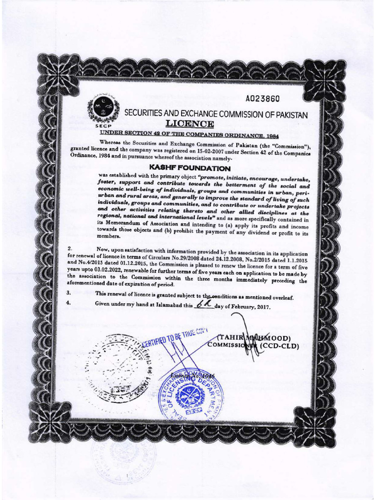 License Section 42. | PDF