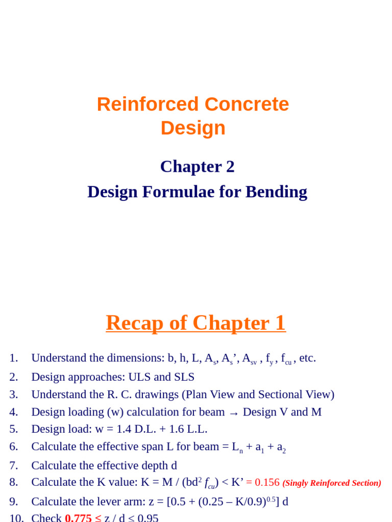 Chapter 2 - Design Formulae For Bending (Moodle) | PDF | Deformation (Engineering) | Strength Of ...