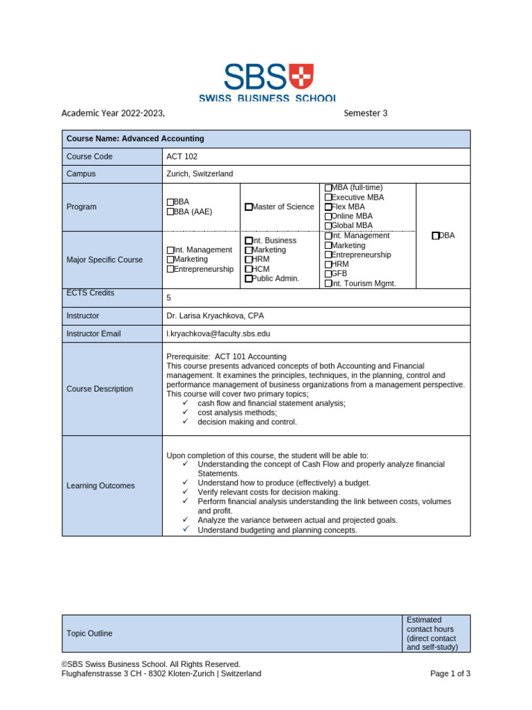BSC 2 Adv Accounting 2024 | PDF | Master Of Business Administration ...