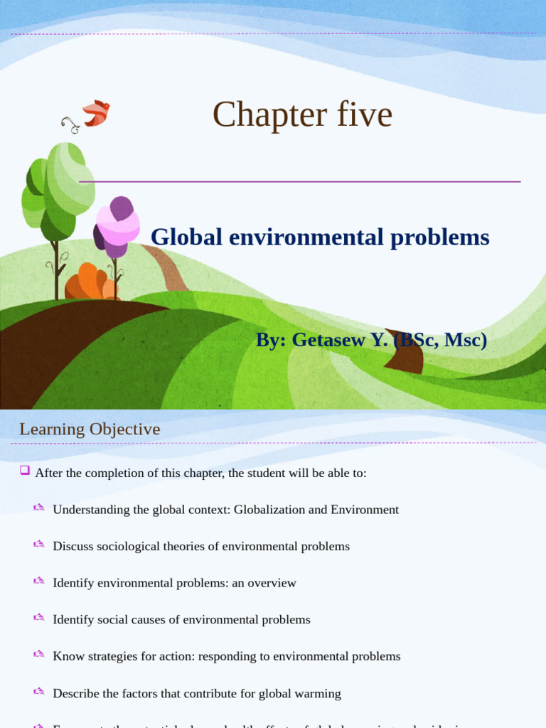 Global Environmental Issues and Solutions | PDF | Chlorofluorocarbon ...