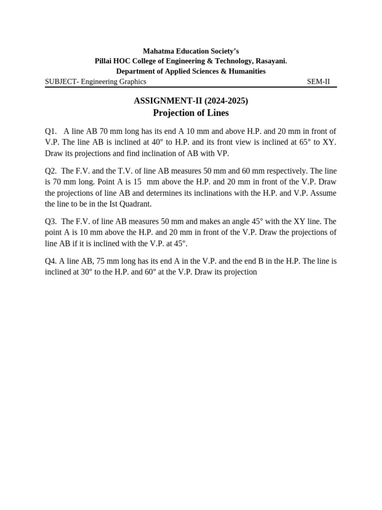 Eg Assignment 2 - 2025 | PDF