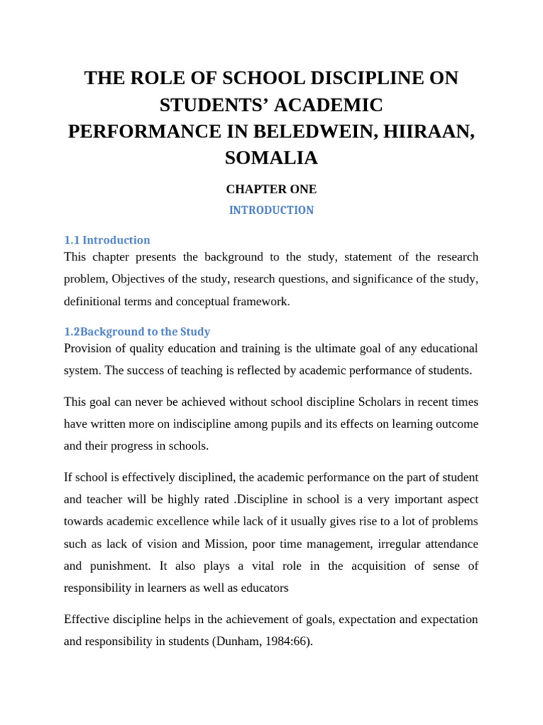 School Discipline's Impact on Academic Success | PDF | Disciplines ...