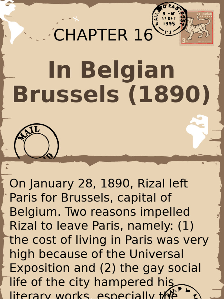 CHAPTERS 16 in Belgian Brussels 1890 | PDF | Cost Of Living | Tagalog ...