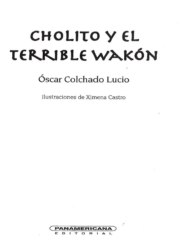 Cholito y El Terrible Wakon | PDF